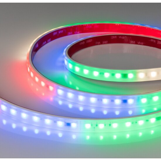 Светодиодная лента герметичная Arlight DMX-PS-B70-14mm 24V RGBW-Day-PX7 (17 W/m, IP67, 5060, 5m) (, CRI>90)