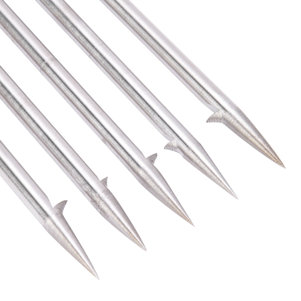 1 pcs Stainless Steel 5 Prongs Harpoon Gig Gaff Hook Barb Fish Spear for Outdoor Fishing Tackle