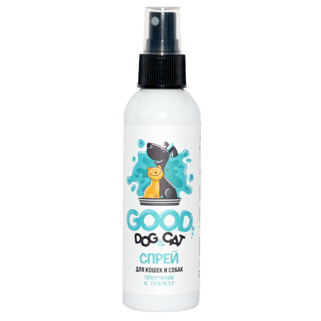 GOOD Dog&Cat Приучение к туалету спрей для кошек и собак 150 мл домашняя гигиена