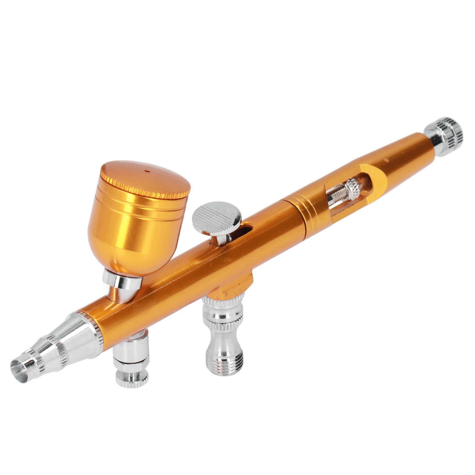 Аэрограф Портативный Маленький G1/8 DIY Краскораспылитель Латунный Аэрограф Для Макияжа Дизайн Ногтей Татуировки Костюм РемеслаЗолотой