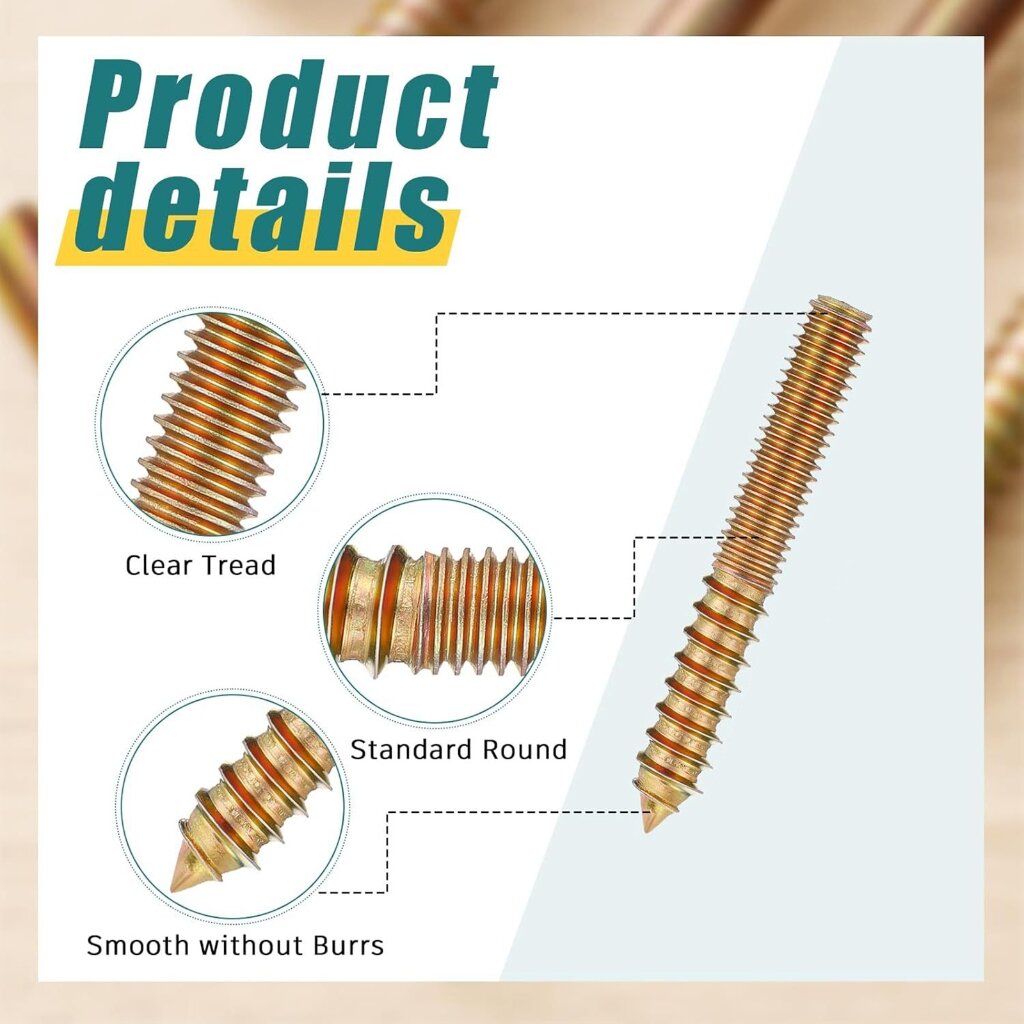 Винты-крючки из углеродистой стали, 20 шт.