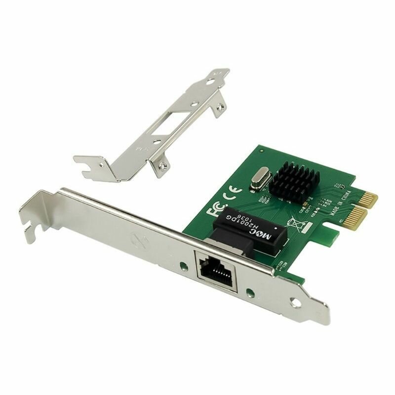 1000 Мбит/с Gigabit Ethernet PCI для сетевой карты Express PCIe RJ45, адаптер, настольный компьютер, ПК, драйвер бесплатно