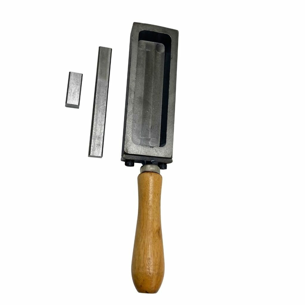 Чугунная ленточная форма для плавки золота и серебра, масляный бак для литья под давлением-4 дюйма, Ручной инструмент ювелирный