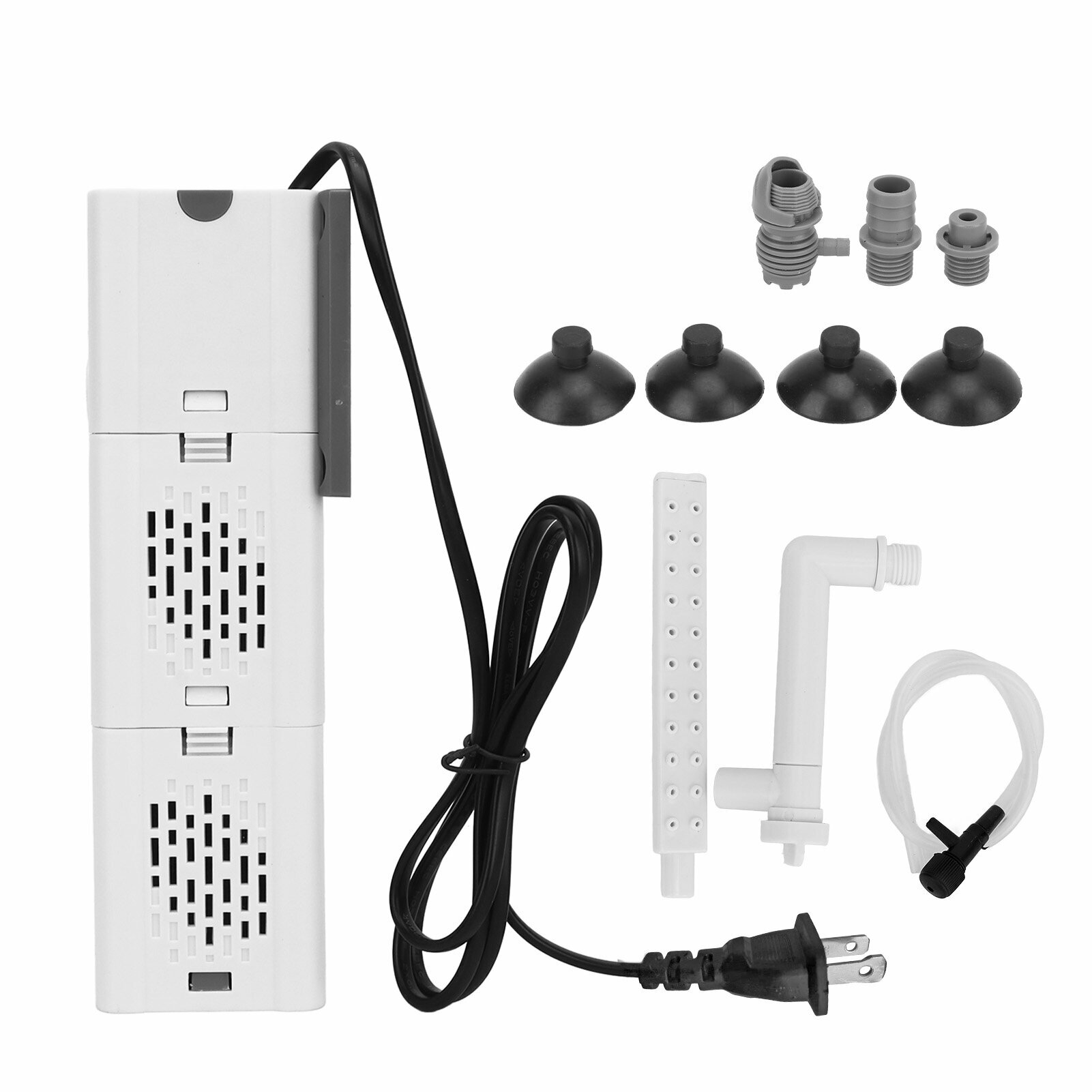 6W Аквариум внутренний фильтр Регулируемый кислород, повышающий внутренний рециркуляция 500L/H Погрузочные фильтры аквариумов для воды для водных растений США.