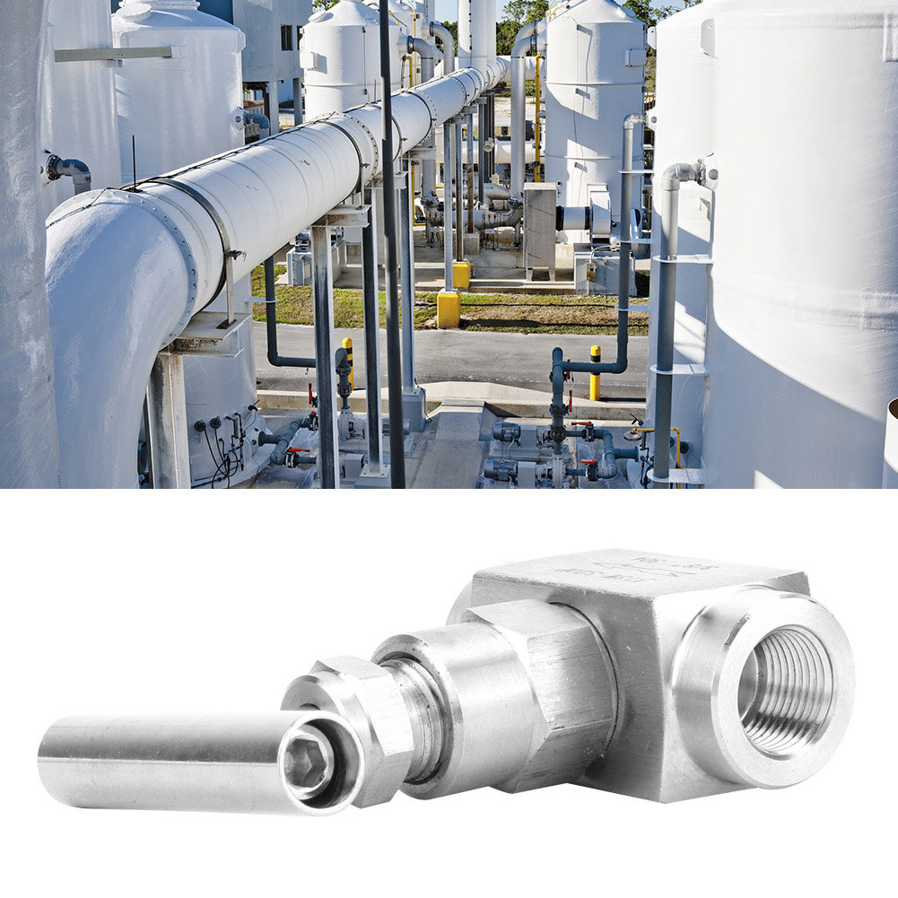 Прямой игольчатый клапан из нержавеющей стали BSPP с внутренней резьбой для передачи воды (3/8 дюйма)