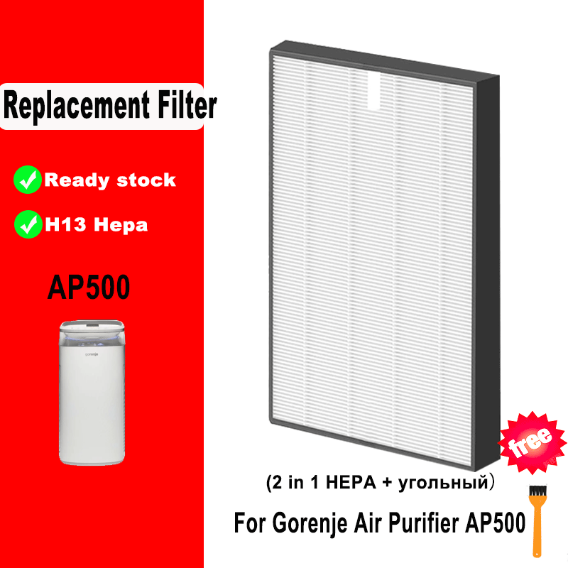 Очиститель воздуха Фильтр для Gorenje AP500 (HEPA + угольный)