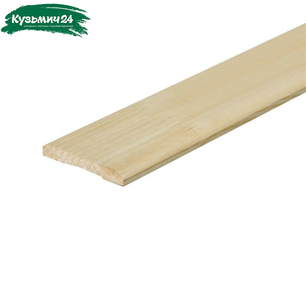 Наличник гладкий, Хвойные породы, 20х50х2200 мм, деревянный, для двери, 2 шт.
