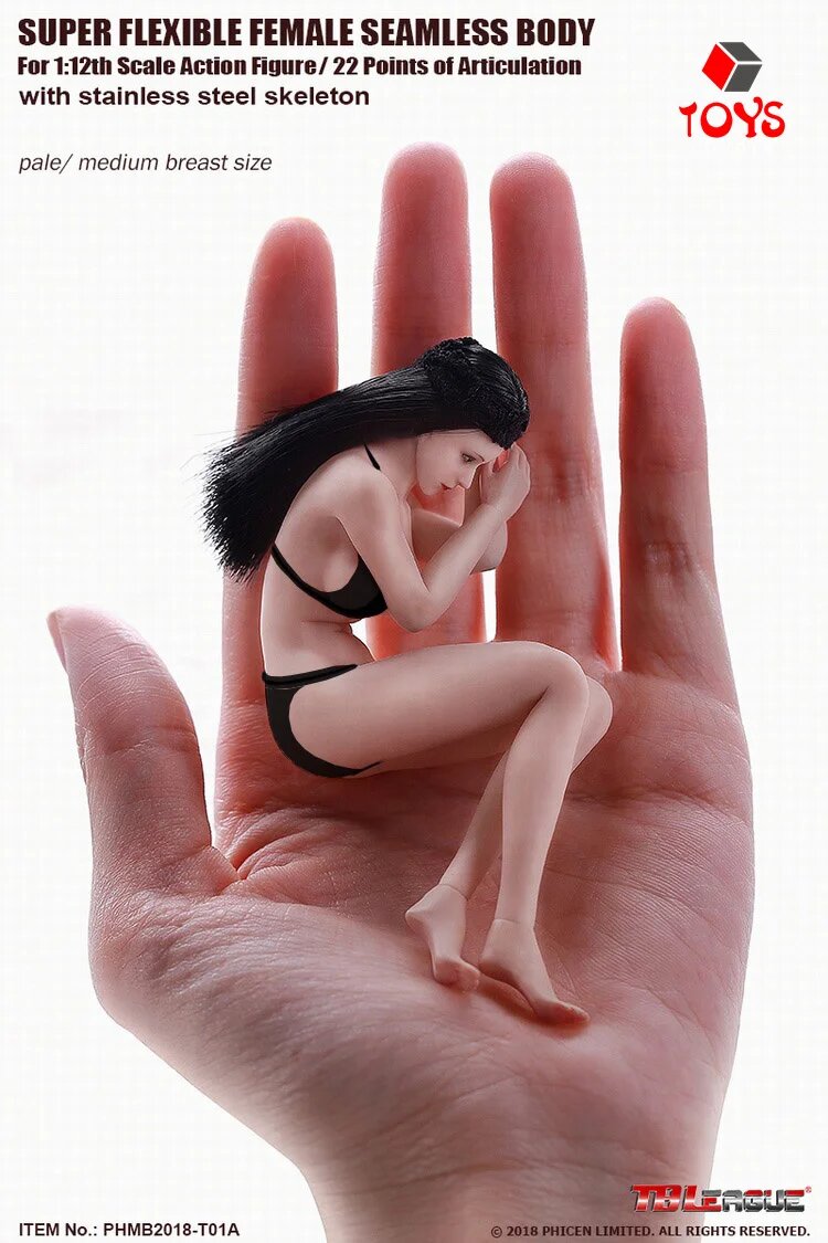 TBLeague Phicen T01A/T01B 1/12 Кукла женская супергибкая ZJIANG