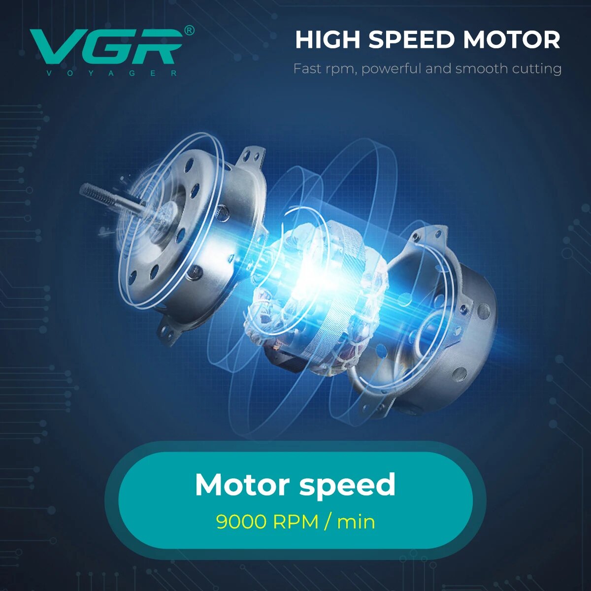 Электробритва VGR V-307 blue — фото 1