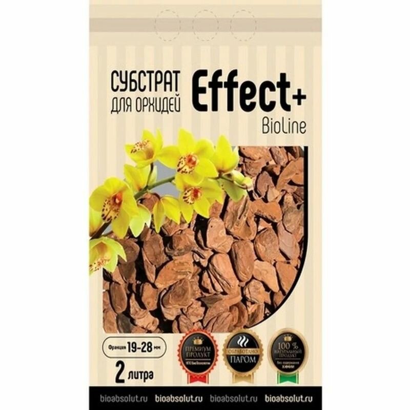 Effect+ Субстрат для орхидей 19-28 мм, 2 л