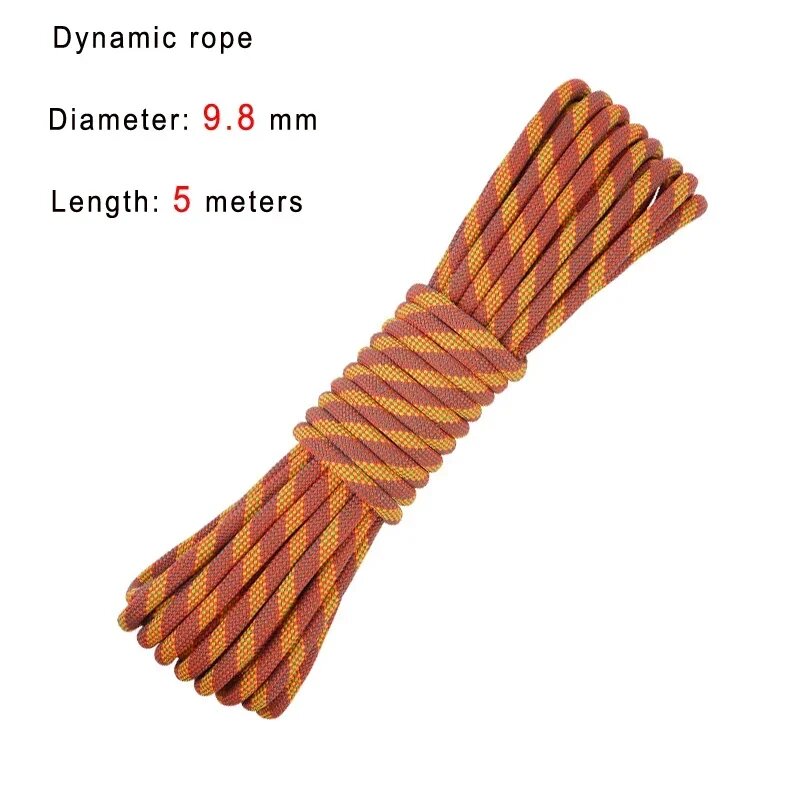 Динамическая веревка DuPont 9.8/10.5/11 мм, 5-200 м, оранжевая Diam 9.8 length 5m