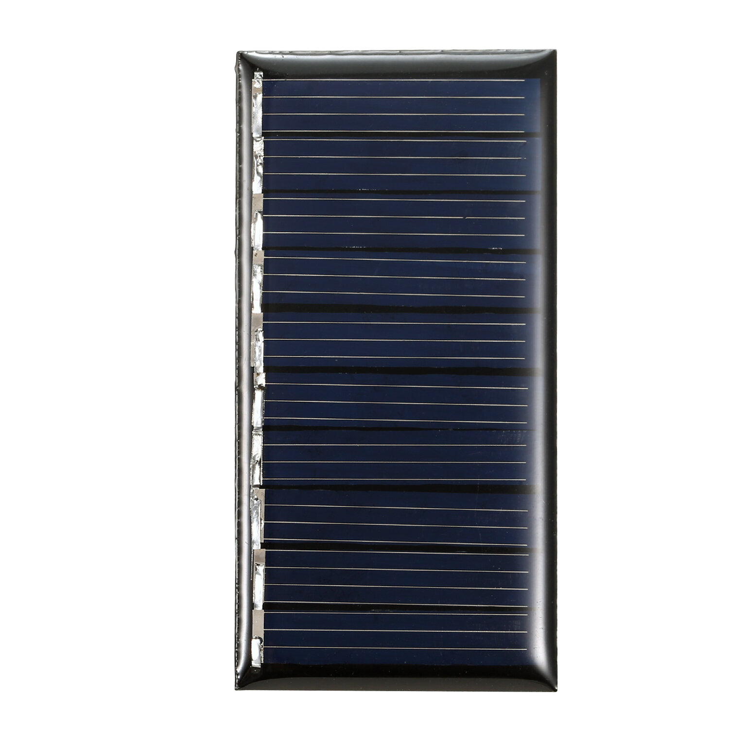 0.25W 5V Миниатюрная Солнечная Панель Поликристаллический Кремний Маленький Солнечный Элемент DIY Водонепроницаемая Для Туризма Портативная Электрическая Панель Совместима с Игрушками Светом Лампой Вентилятором Садовым Насосом Размер 3*6cm Черный 1шт