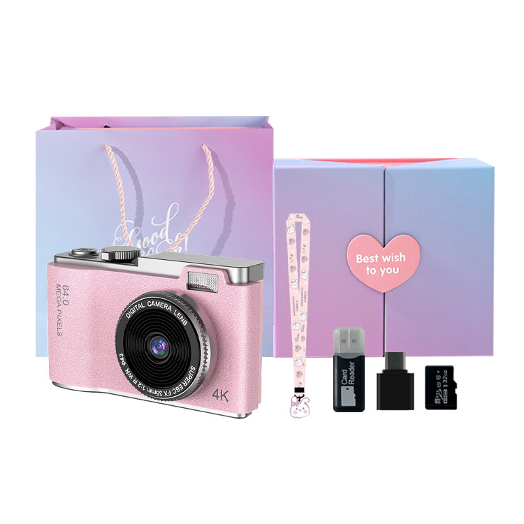 Компактный фотоаппарат D.K. CREATIVE WORKSHOP DKLK-003, цвет: cherry blossom pink