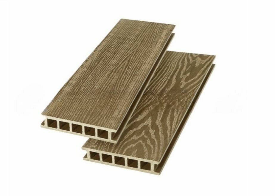 Террасная доска ДПК Savewood SW Fagus Тик (T/R) 144х28х4000 мм