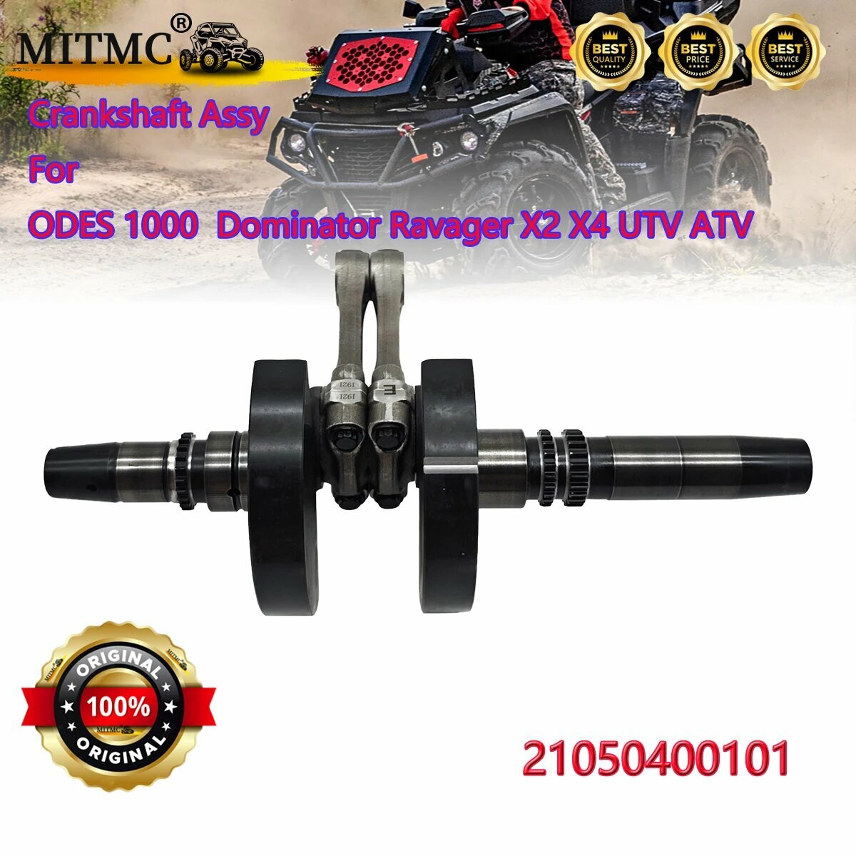 Оригинальный коленчатый вал в сборе для ODES 1000 Dominator Ravager X2 X4 ATV UTV 21050400101