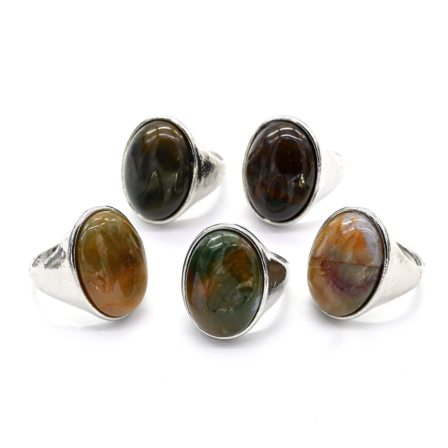 Кольцо, агат