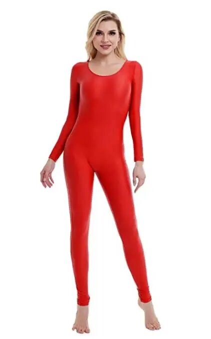 Красный женский комбинезон для танцев SPEERISE, XXL