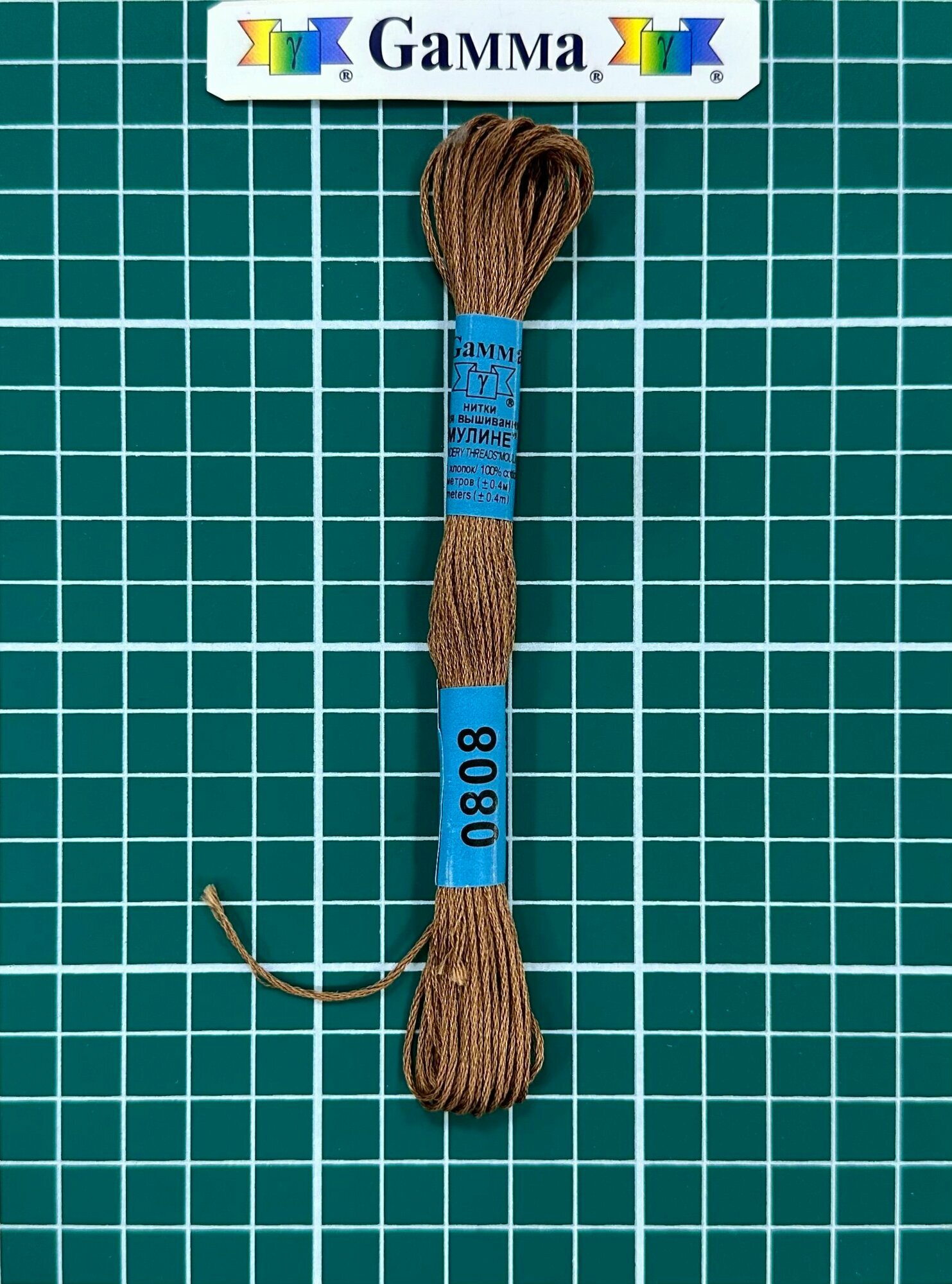 Мулине Гамма, цвет 0808, вышивальные нитки