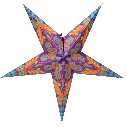 Светящаяся Звезда из бумаги Мирра 60 см, Kaemingk, 484248-2