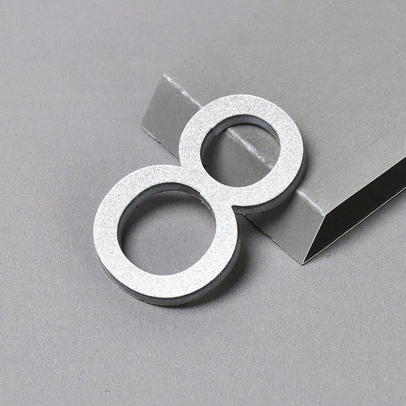 Наклейка с цифрами 0-9 для дверной таблички, Самоклеящаяся акриловая табличка с номером для наружного почтового ящика и отеля, Украшение дома,1 кусок,5x3,3 см