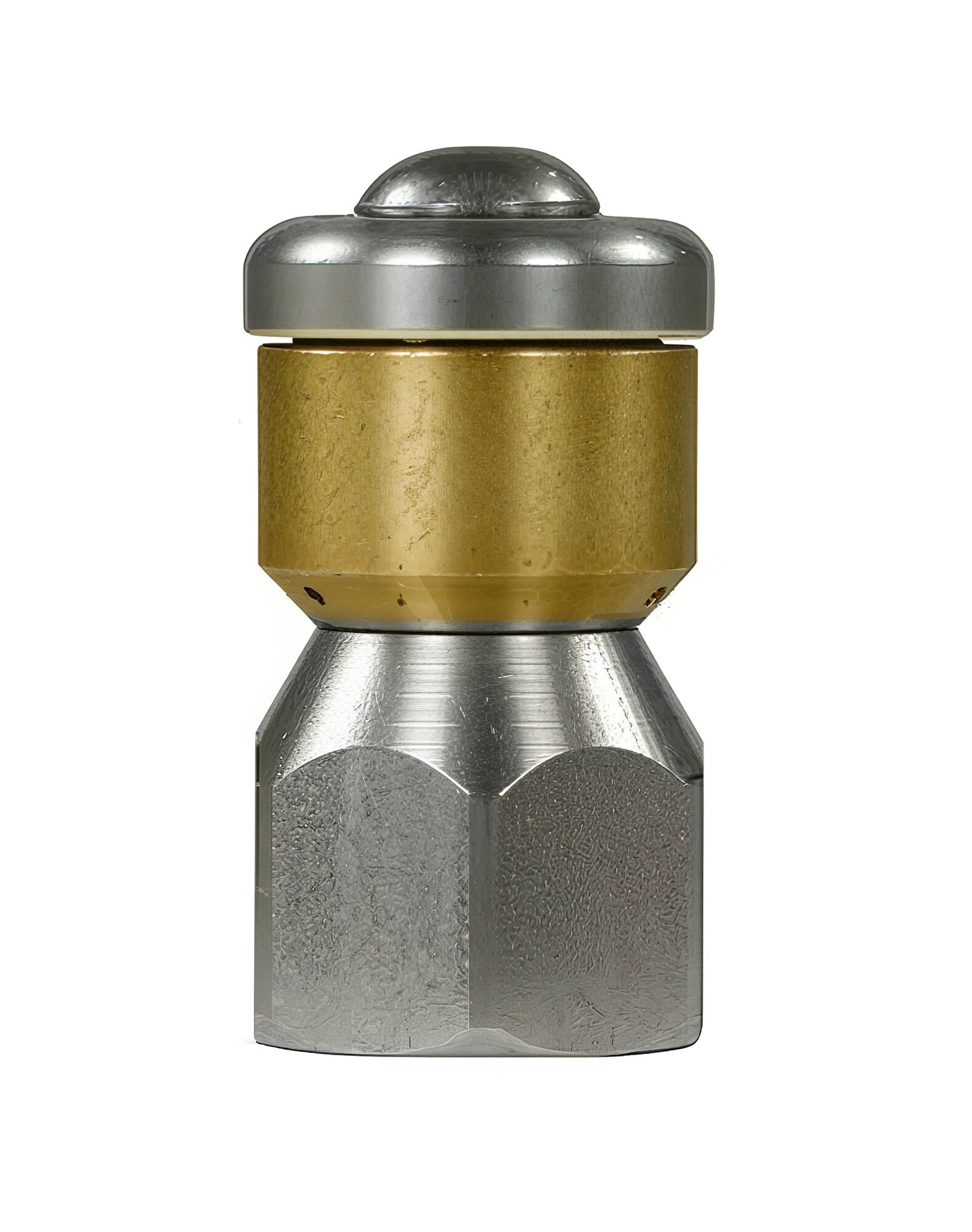 Форсунка канализационная вращающаяся TOR 1/4" для минимойки (грязевая фреза)