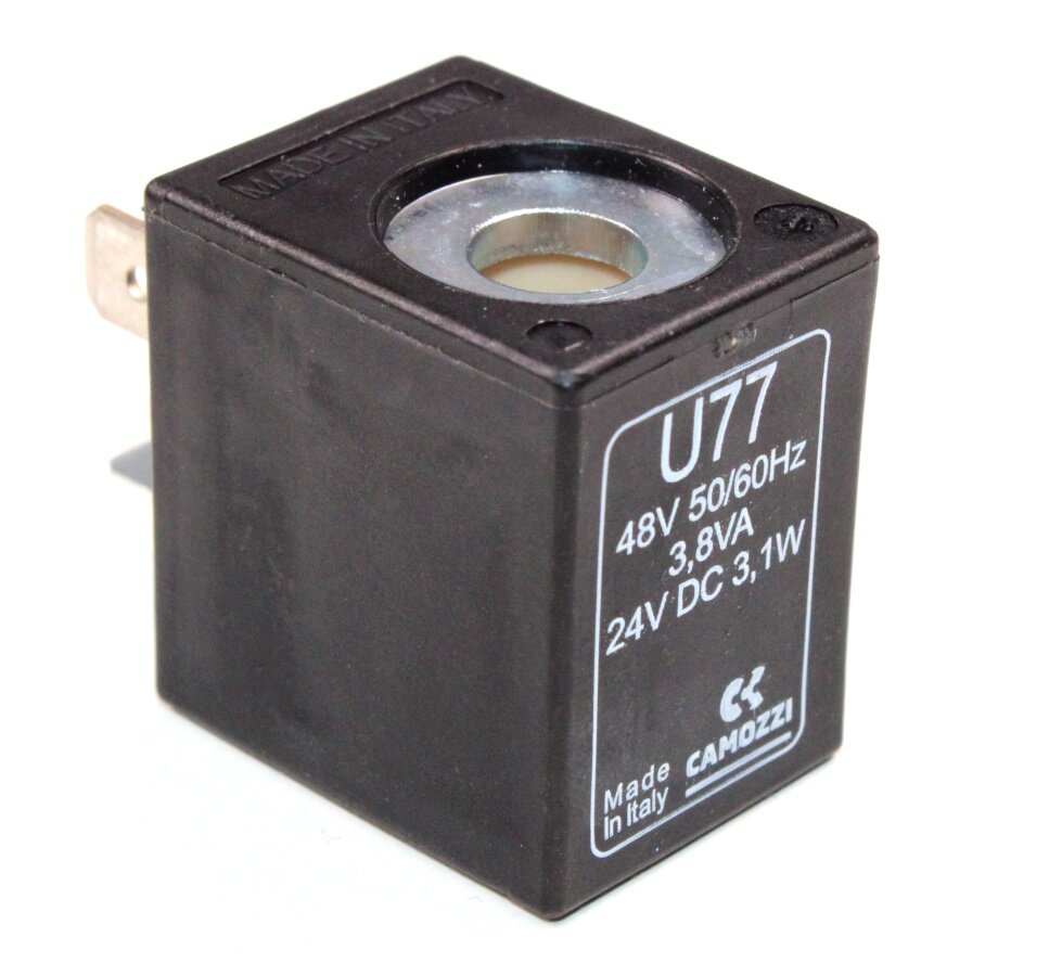 U77 24V DC 3.1W / 48V AC 50, Катушка соленоид, Camozzi