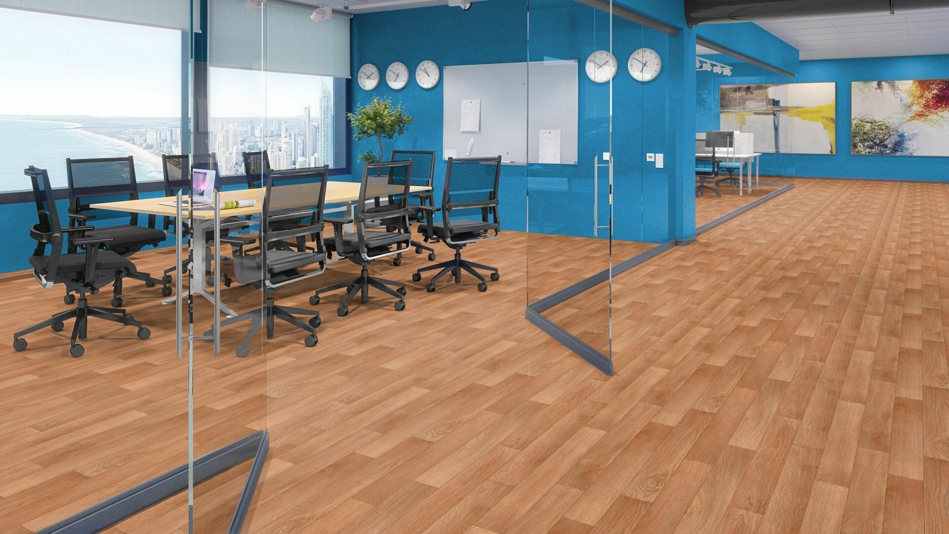 Линолеум на отрез Tarkett Acczent Pro Tobago 2 коммерческий гетерогенный ширина 3 м, толщина 2.0/0.7, длина 3 м