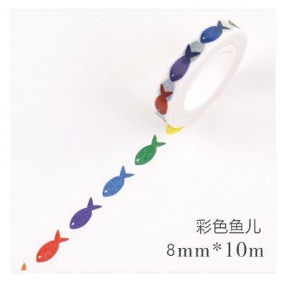 Практичный дневник, тонкая линия, васи-лента, ручной аккаунт, декорация границы, свежая узкая версия, записываемые наклейки