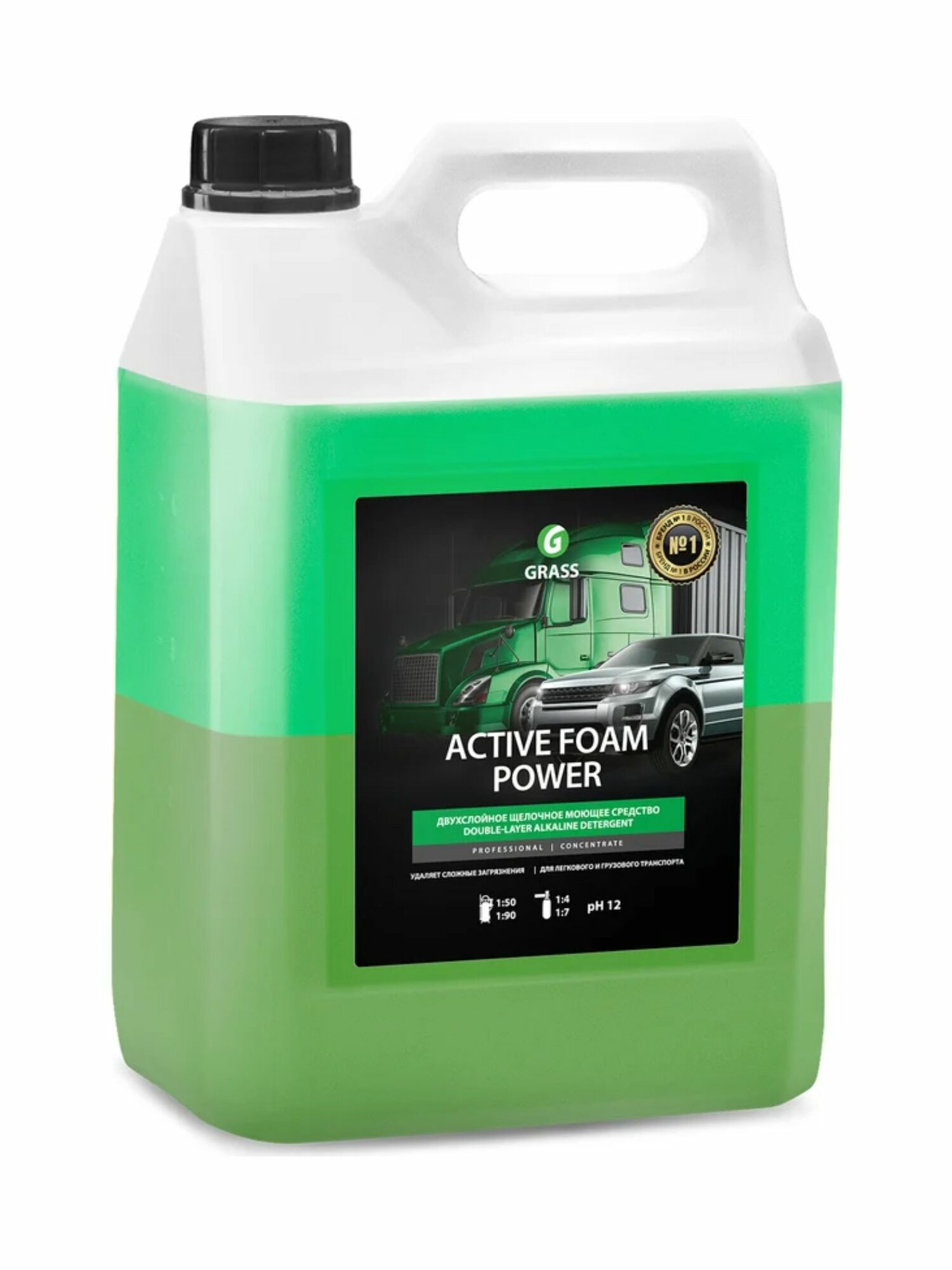 Автошампунь, активная пена GRASS Active Foam Power, 6 кг