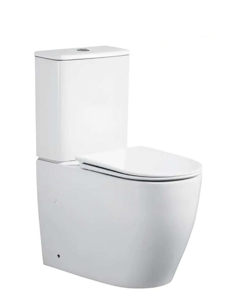 Унитаз напольный CeruttiSpa Vince Tornado 10373 белый, безободковый, с крышкой микролифт, слив-торнадо