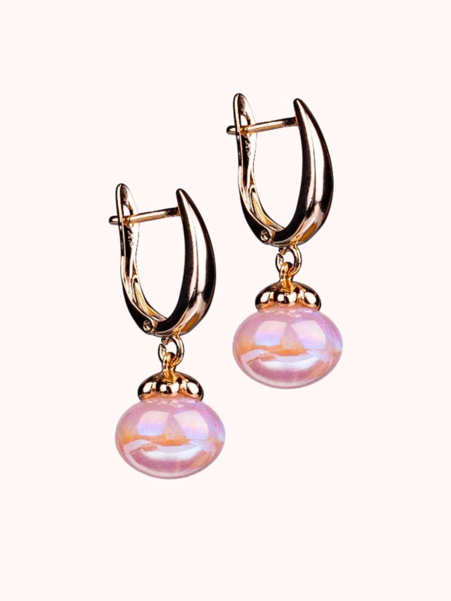 Серьги с подвесками, жемчуг имитация