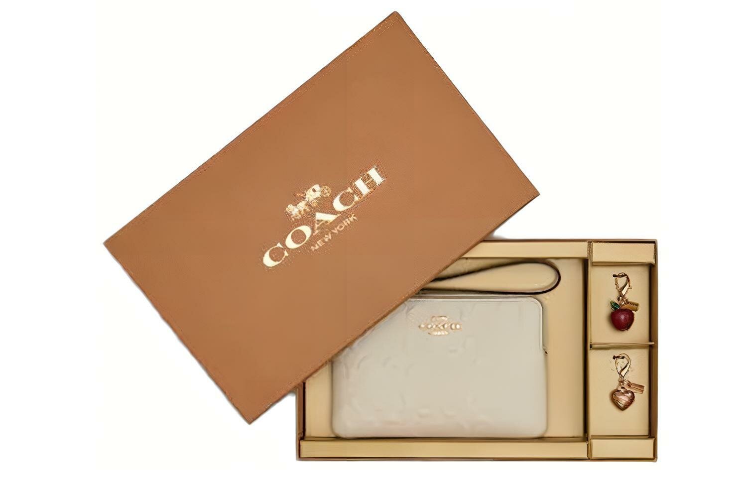 Комплект сумок COACH Boxed Leather Wrist Bag