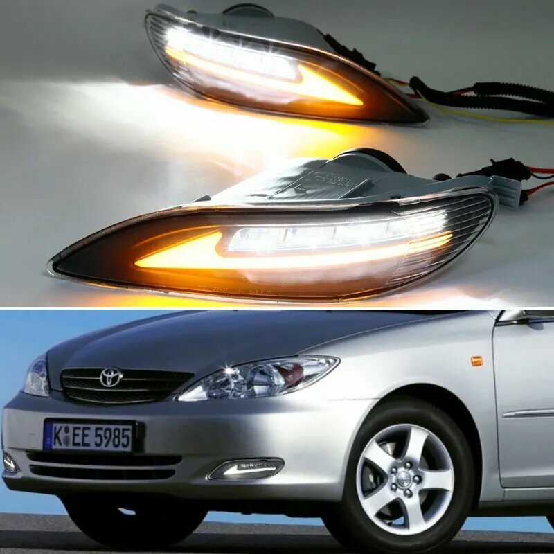 Фары автомобильные, Огни дневные ходовые, 2 шт, арт. Toyota Camry 2002-2006 XV30