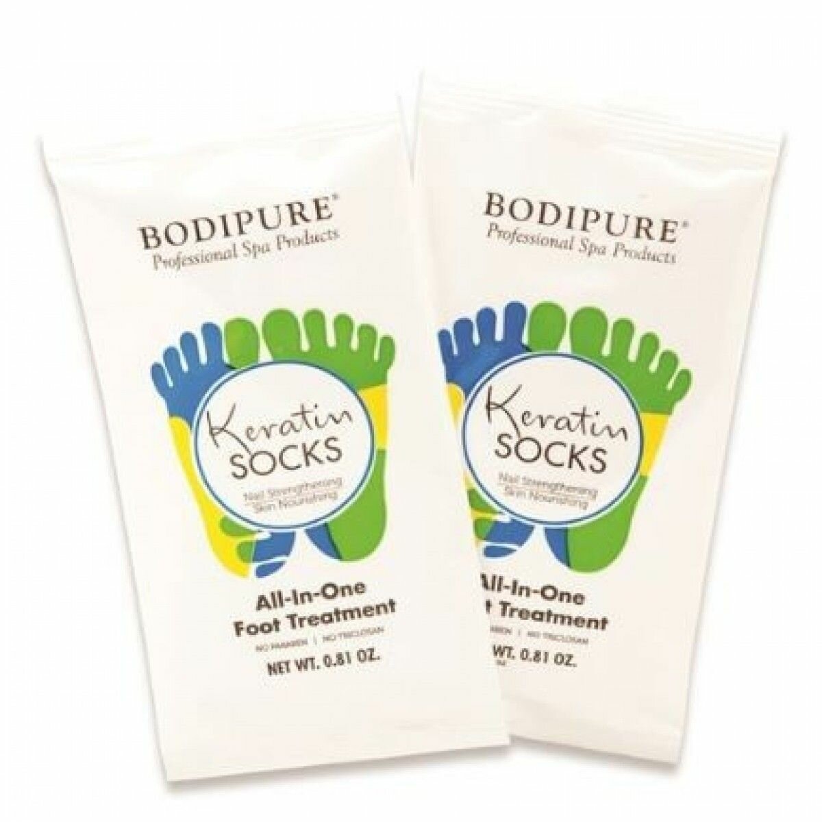 Bodipure, Носки для педикюра с кератином Keratin Socs