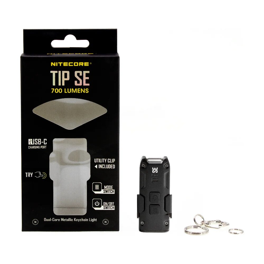 Фонарь Nitecore TIPSE, 700 лм, IP54, 2 режима, 50 ч работы, 26 г — фото 1