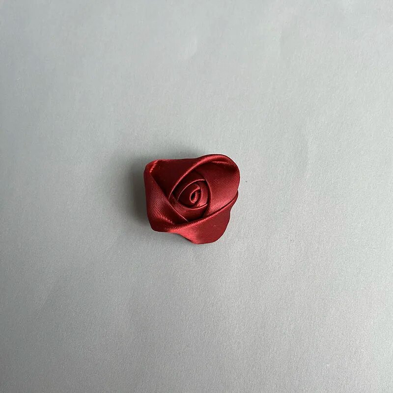 Бутоньерка из полиэстера Бордовый, boutonniere 17