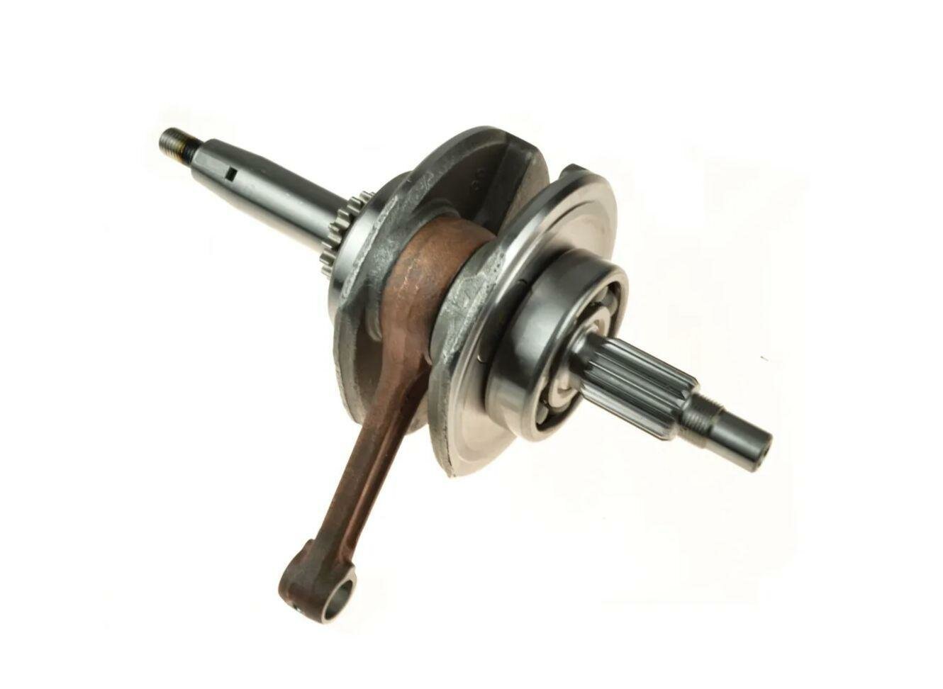 Коленвал YX160-2 (W160-2) ход 57 мм, посадка 56 мм, для питбайка