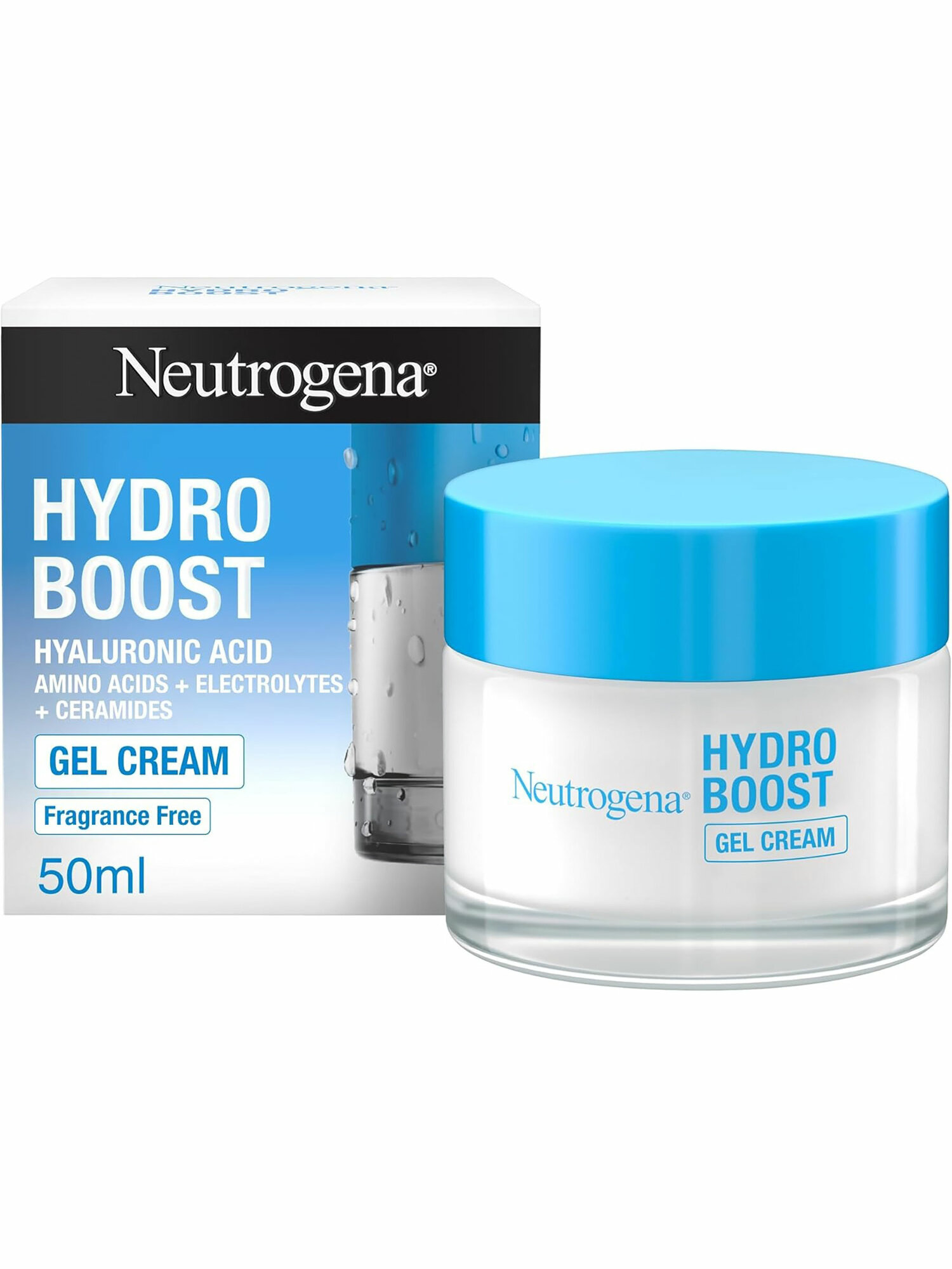 Гель-крем для лица Neutrogena Hydro Boost Gel Cream для сухой кожи с гиалуроновой кислотой, 50 мл