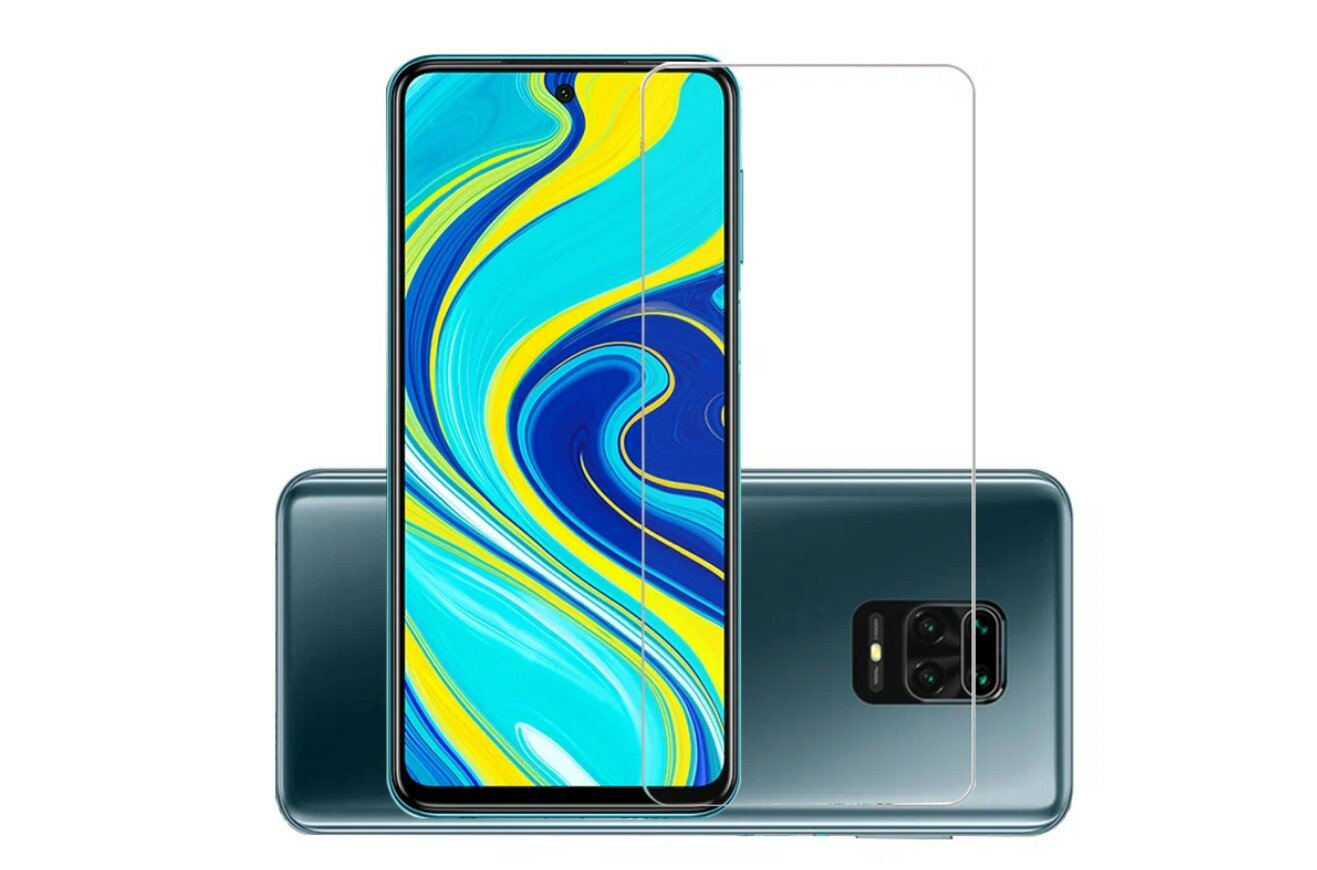 3D/5D защитное стекло MyPads для Xiaomi Redmi Note 9 с закругленными изогнутыми краями которое полностью закрывает экран