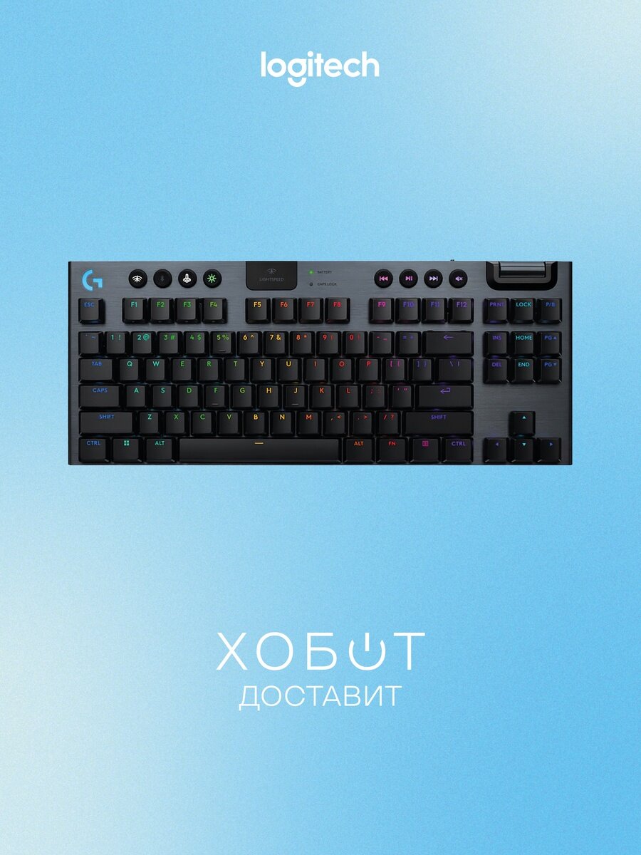 Клавиатура Logitech G915 X Light Speed TKL C-Axis Black (920-012759)