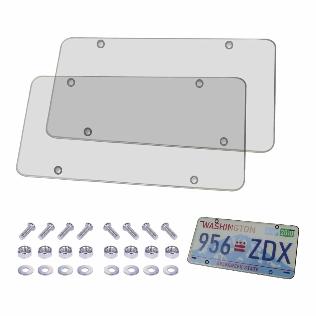 Номерной знак в американском стилеКрышка номерного знака в американском стилеРамка номерного знака
