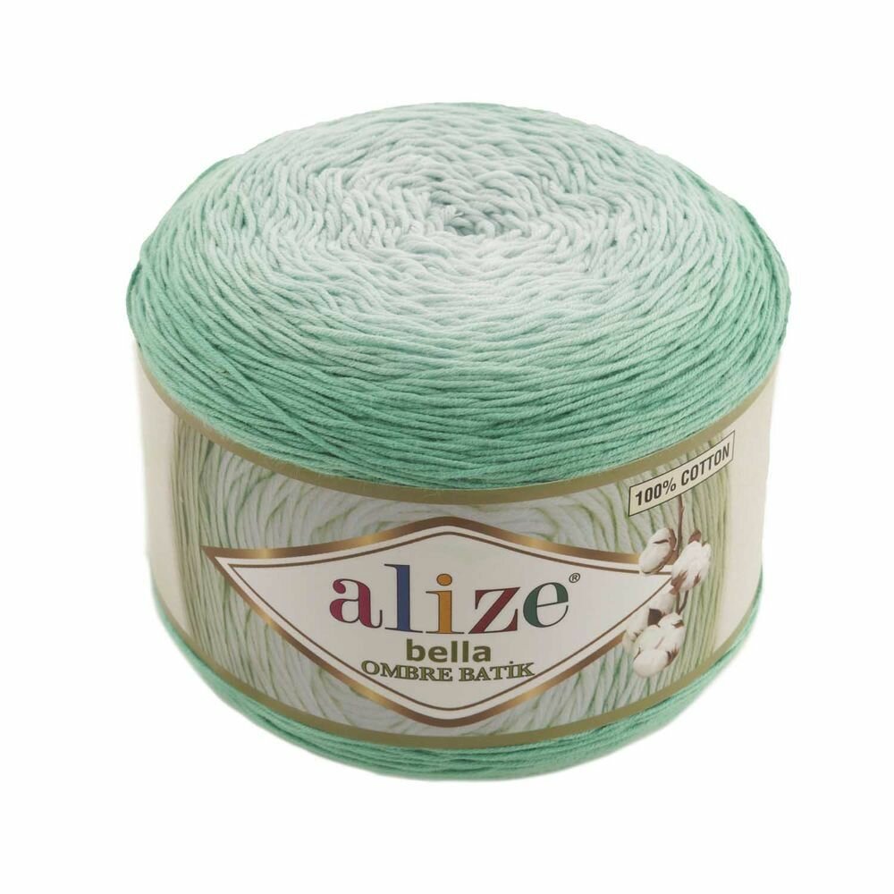 Пряжа Alize Bella Ombre Batik 7408 (2 мотка по 250г/900м)