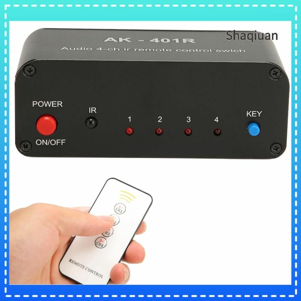 4 Way RCA Switcher, многофункциональный, для DVD и игровых консолей