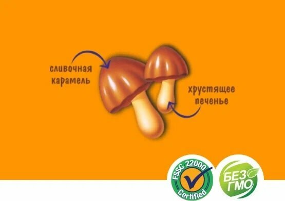 Печенье бисквитное Choco Boy Orion с карамелью, в картонной коробке, 45 г — фото 1