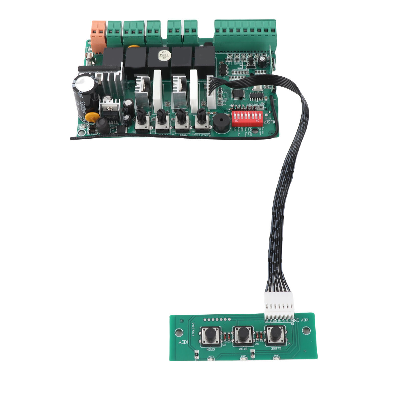 Плата управления двигателем раздвижных ворот. Электрическая плата управления двигателем раздвижных ворот со светодиодной индикацией, 220В.