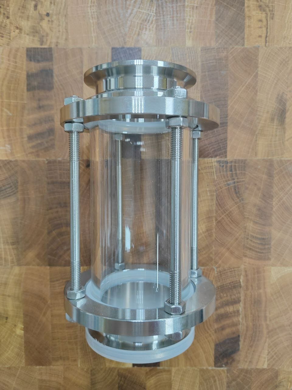 Диоптр смотровой под кламп 2 дюйма, нержавеющая сталь, стекло; 1 шт.