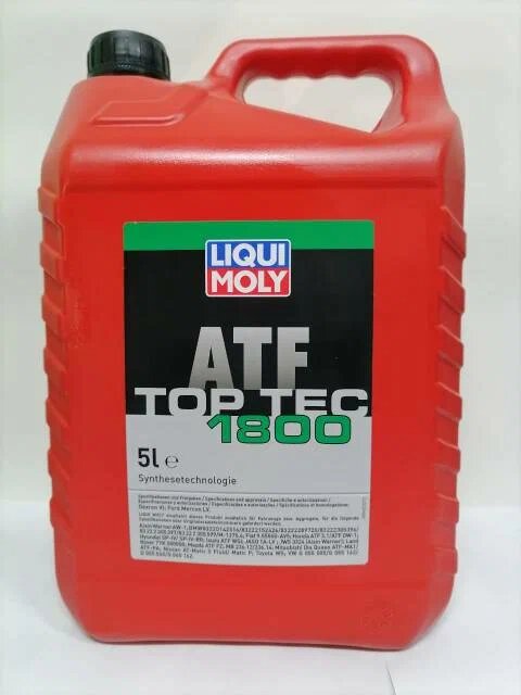 Масло трансмиссионное синтетическое LIQUI MOLY Top Tec ATF 1800 5 л, артикул 20662