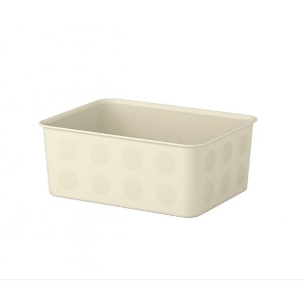 Органайзер икеа "NOJG", для хранения, бежевый, 20 см x 25 см x 10 см