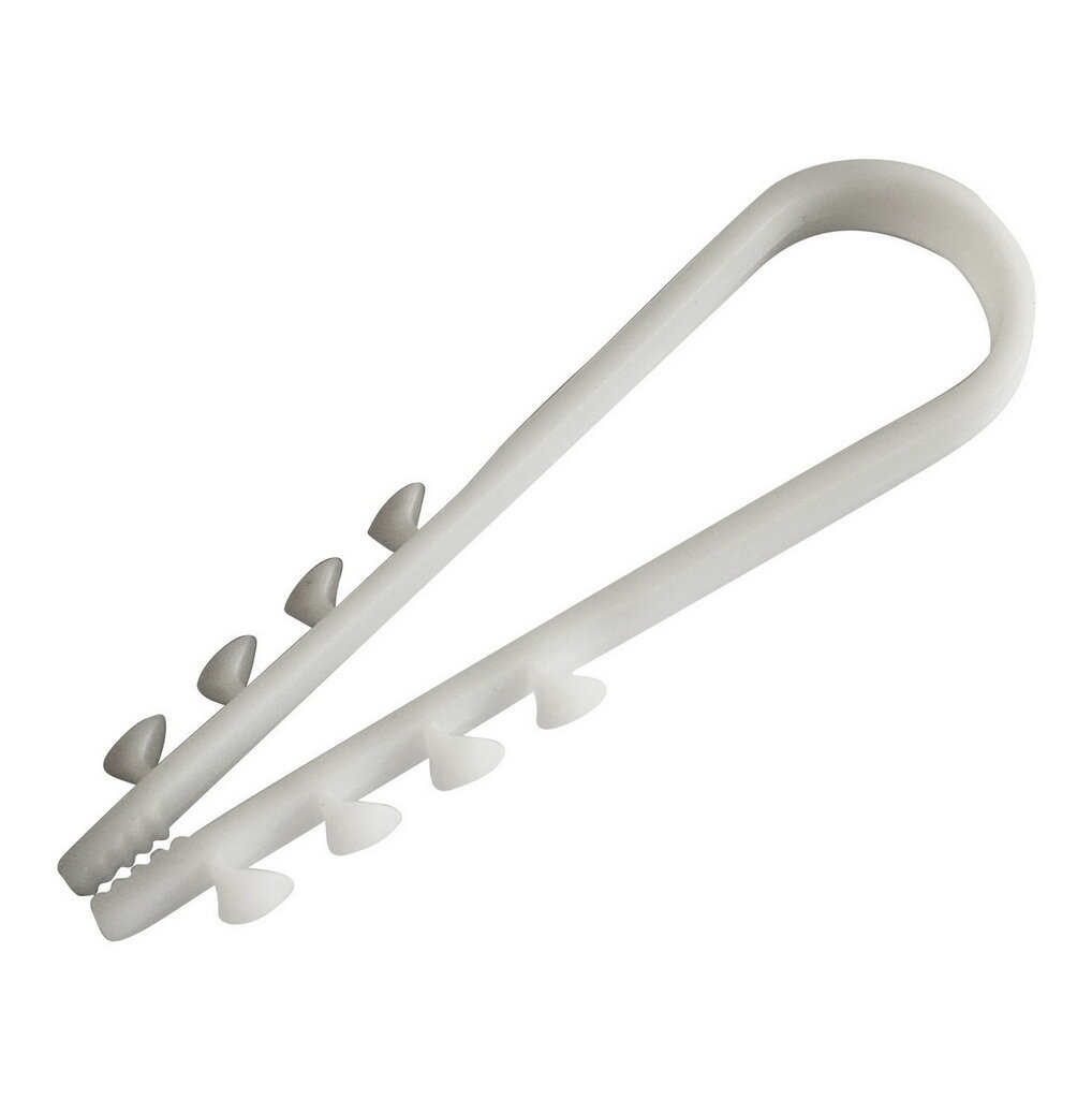 Дюбель хомут нейлоновый 19-25 белый "МастерБолтиков" (25 шт)