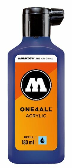 Акриловая заправка - краска Molotow One4all 692248 SEEN Темно-синий #248 180 мл